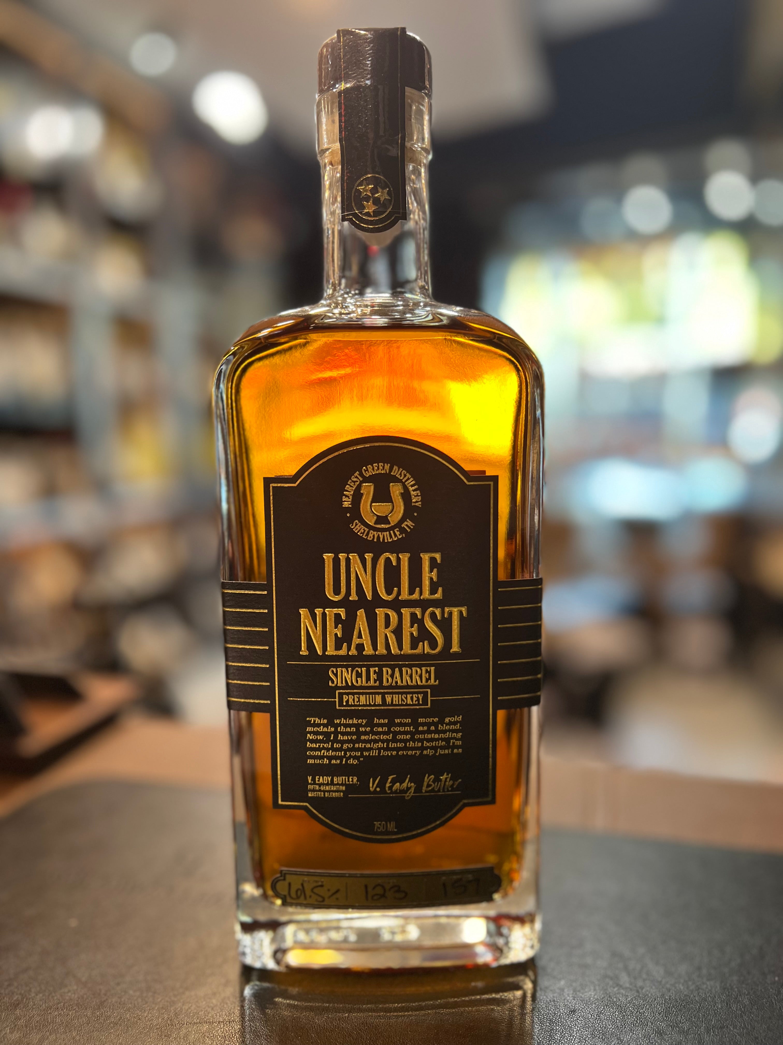 Uncle Nearest Single Barrel - 123pf – The Bourbon Concierge