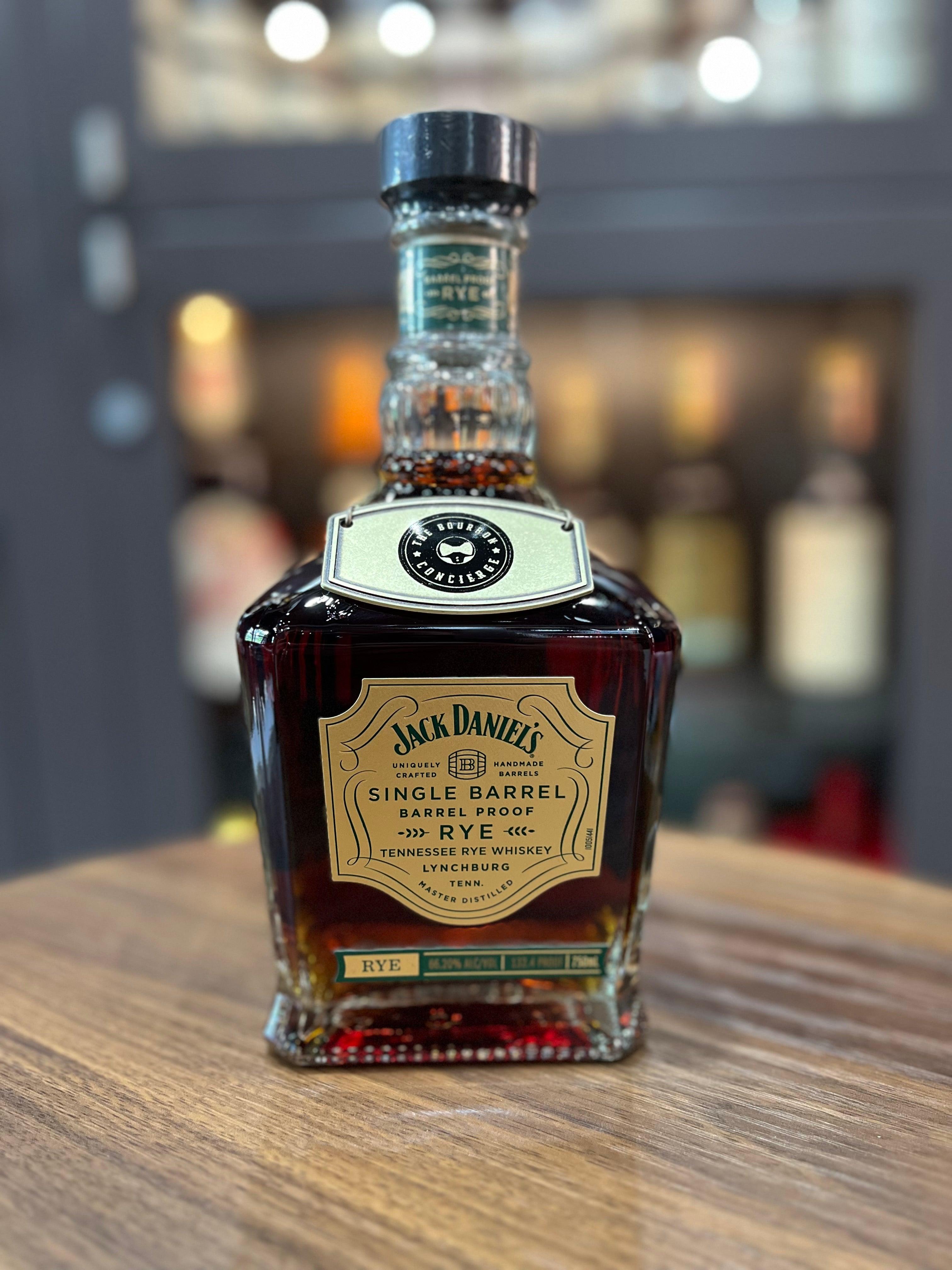 Jack Daniel's Barrel Proof Rye - Bourbon Concierge Single Barrel - 132 ...