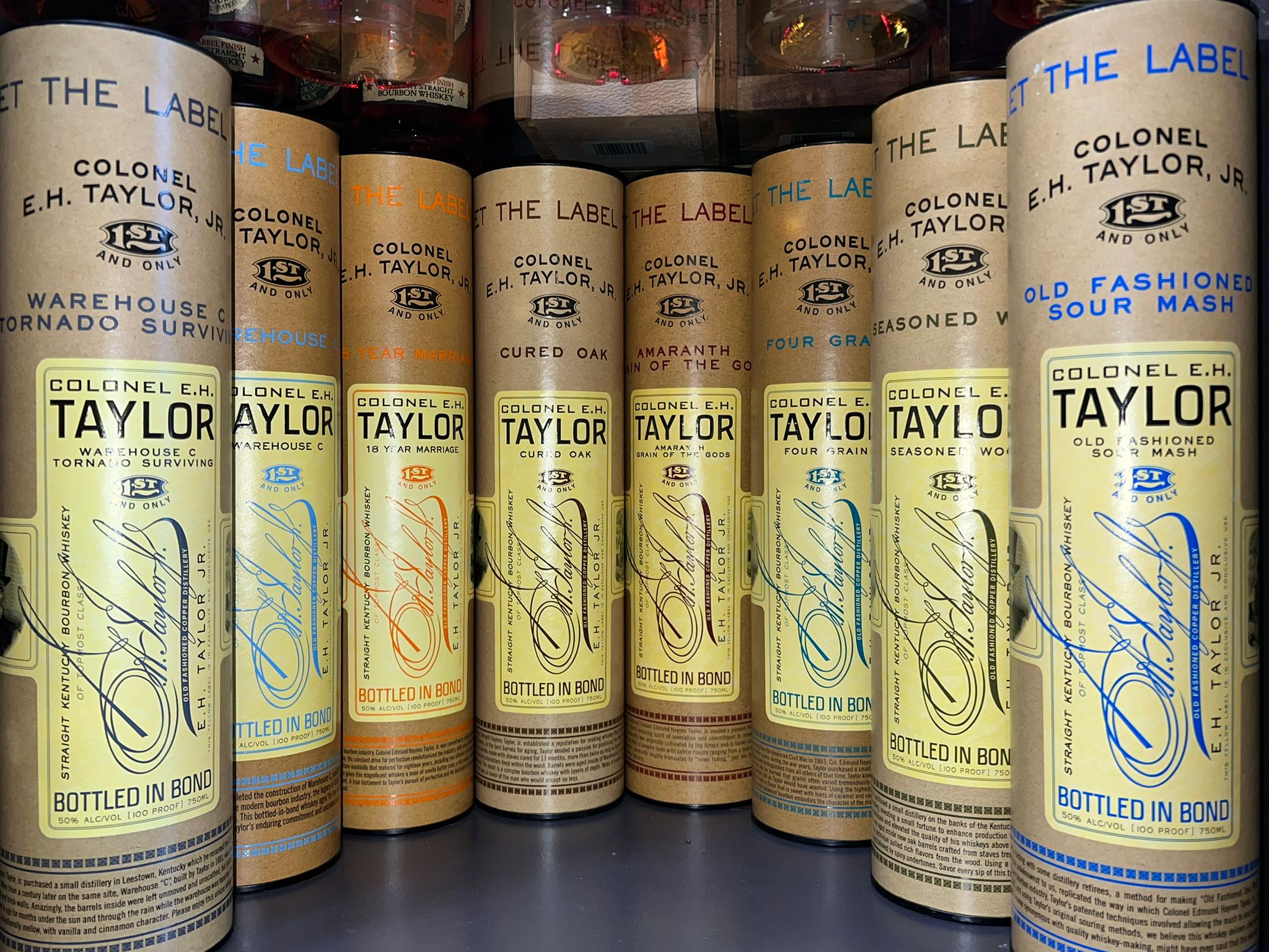 Colonel E.H. Taylor Jr special release - Full collection – The Bourbon ...