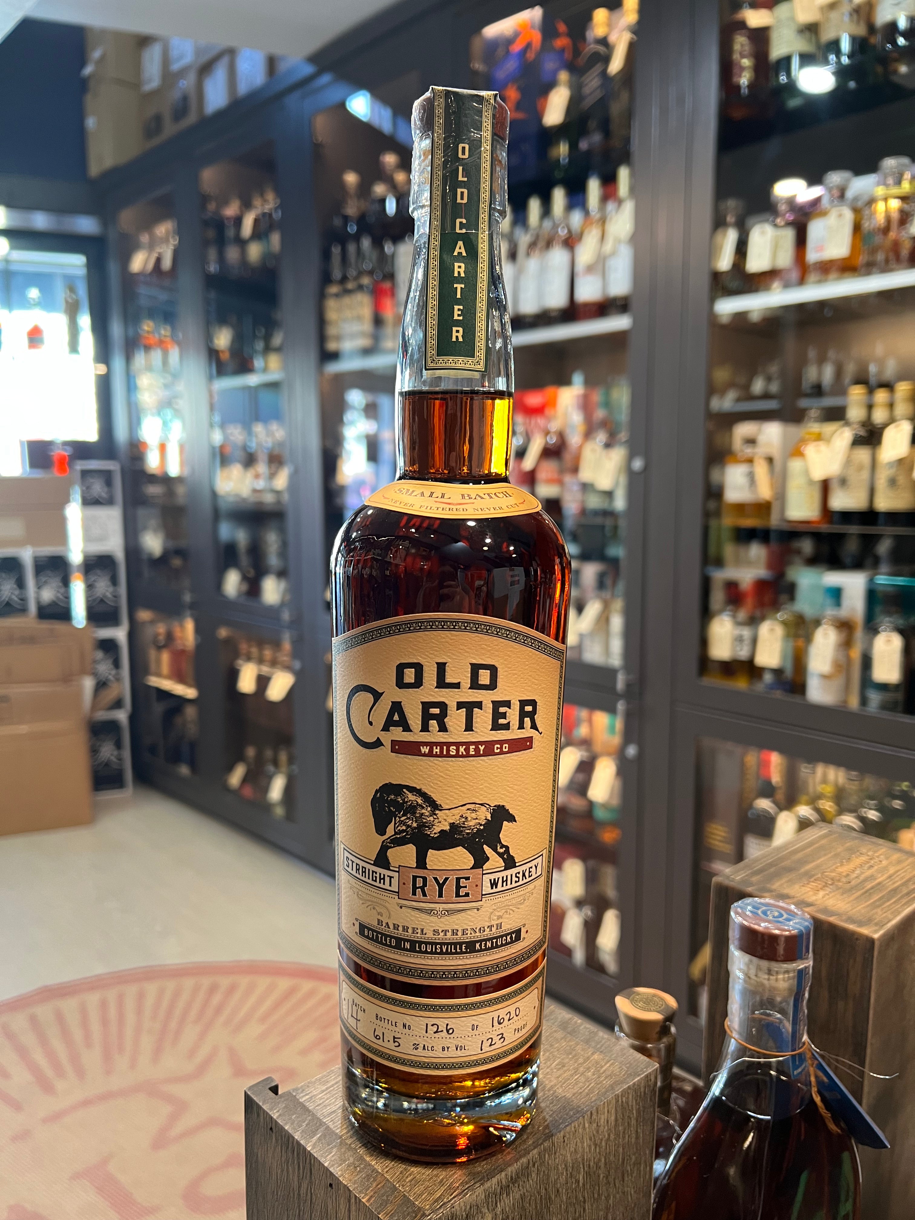 Old Carter Small Batch Straight American Rye Batch 14 - 123pf – The ...