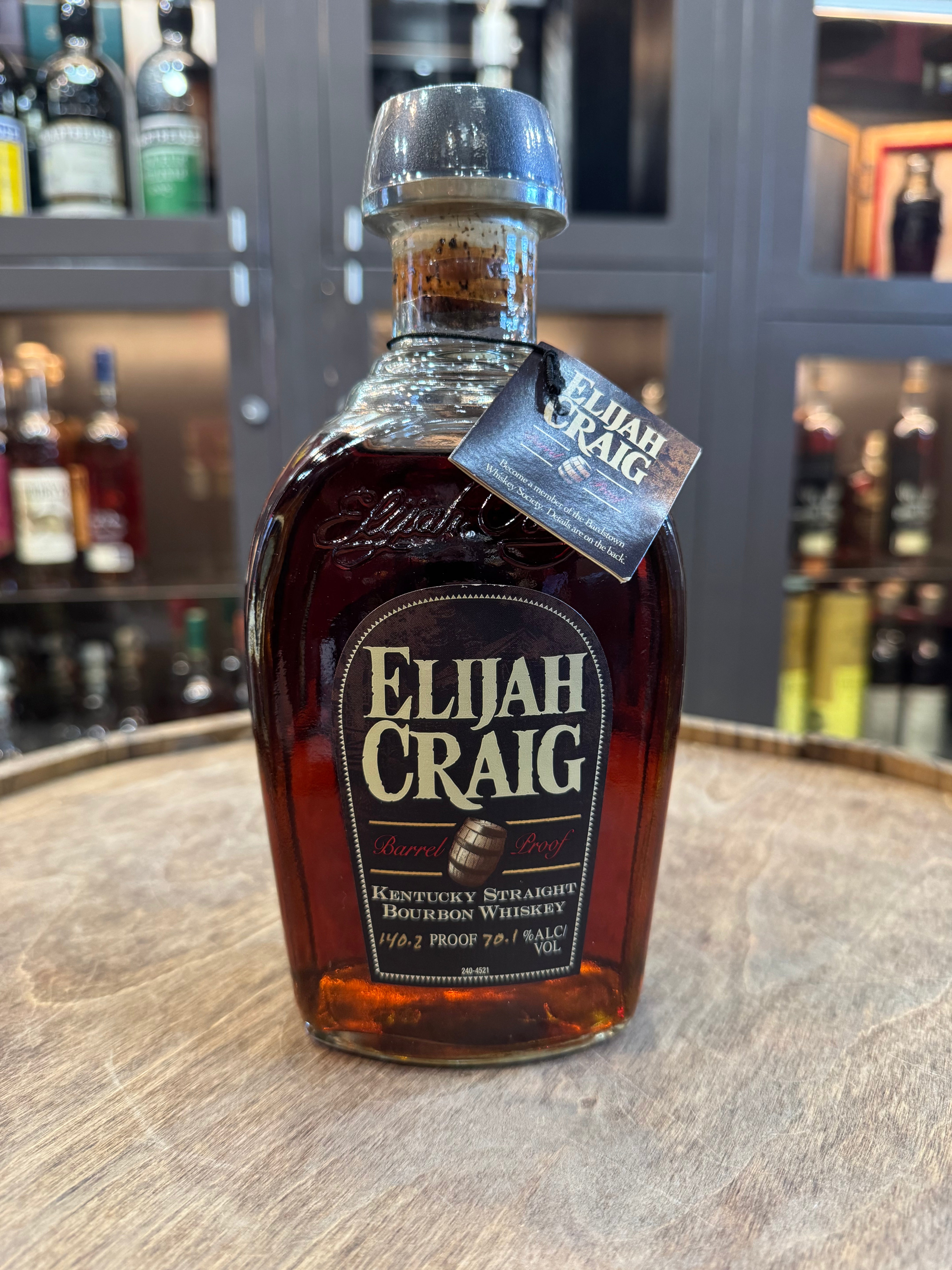 Elijah Craig Barrel Proof - Old Squat Bottle - 140.2 Proof - Batch 6 ...