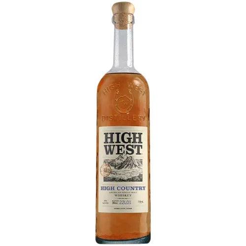 High West High Country American Single Malt Whiskey – The Bourbon Concierge